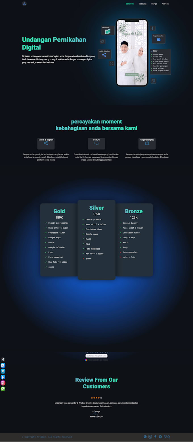 Design and build a custom,modern and functional website according to ...