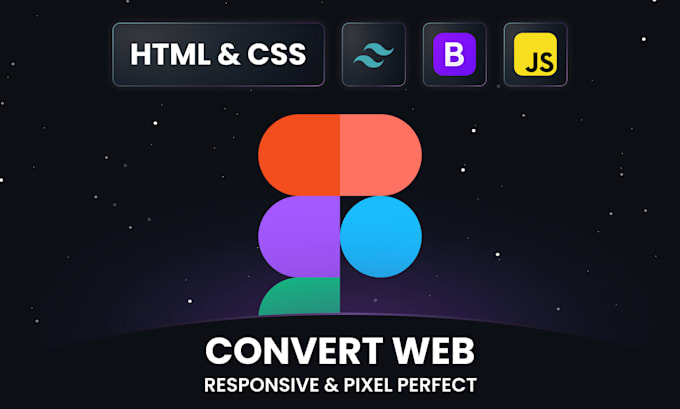 Convert figma to html responsive with css bootstrap or tailwind by Waharus | Fiverr