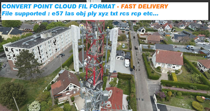 Convert point cloud file e57 las obj ply xyz txt rcs rcp by Hakimbim ...