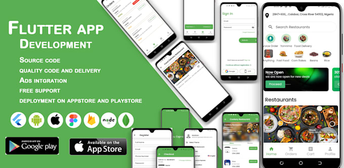 Develop awesome mobile application with flutter by Ossaiabraham | Fiverr