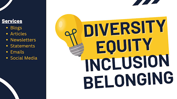Create engaging diversity and inclusion blog posts or articles by ...