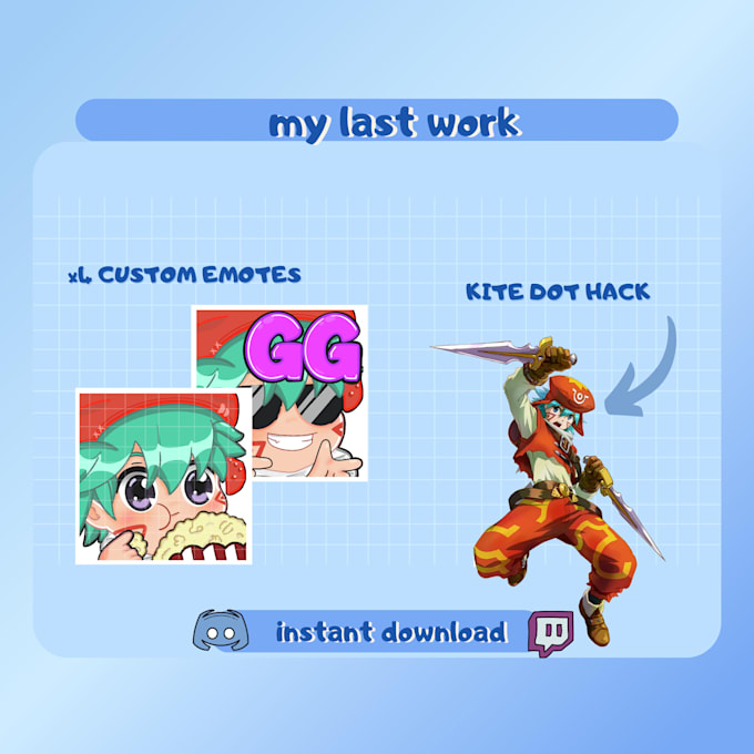 Draw emotes package for twitch and discord by Katarsister | Fiverr