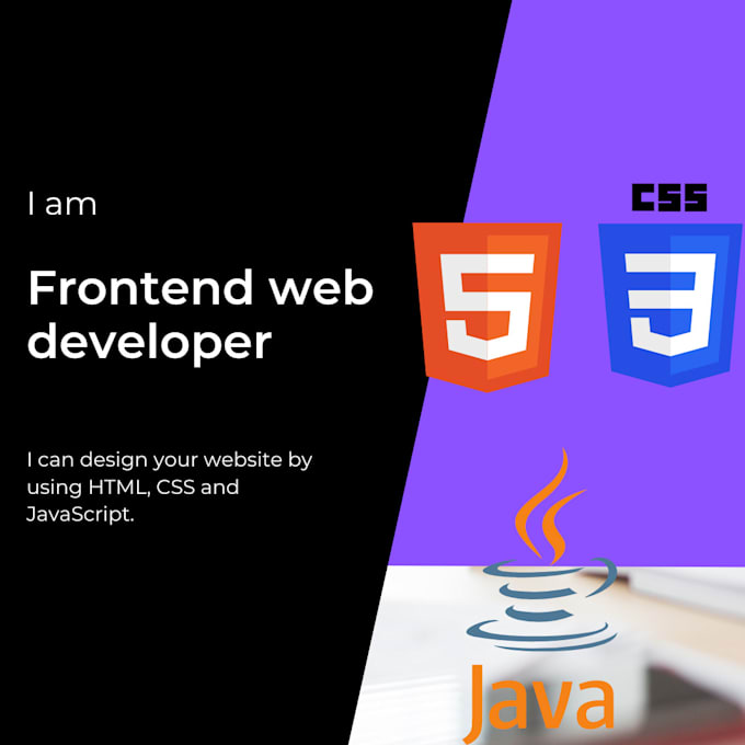 Design Frontend By Using Html Css And Javascript By Mnissar Fiverr