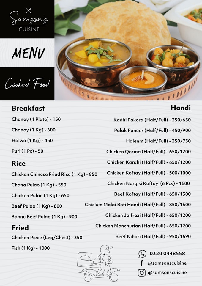 Design restaurant menu, food menu, price list and etc, by Abdul ...