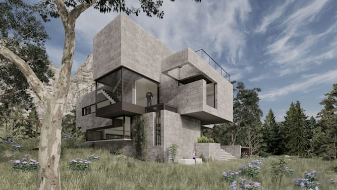 Architecture 3d model, visualization and rendering by Recepcetinarc | Fiverr