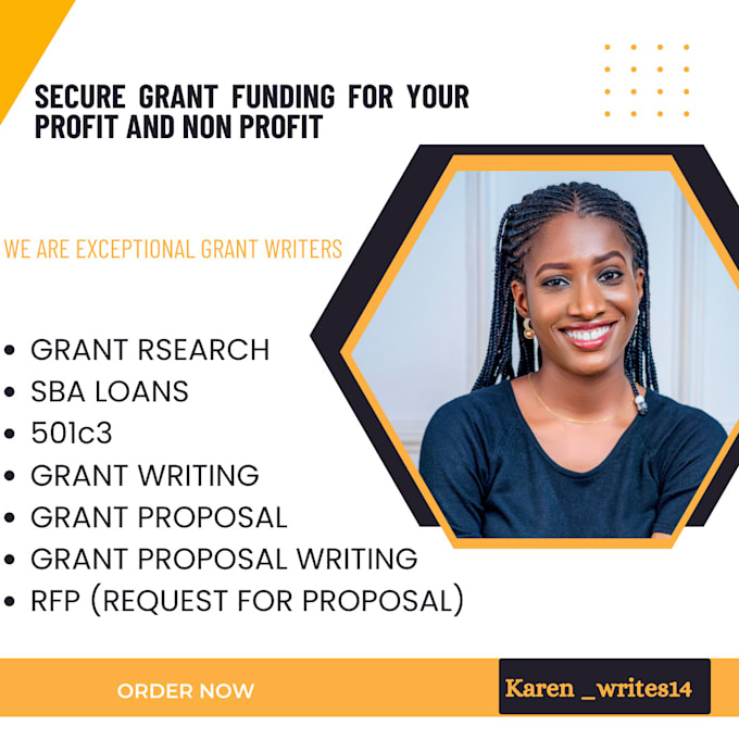 Do grant research, grant writing, grant proposal writing, 501c3 grant ...
