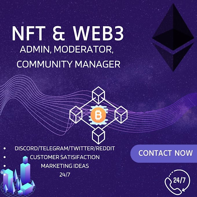 Be your nft discord telegram admin, moderator and manager by Guruweb3 ...