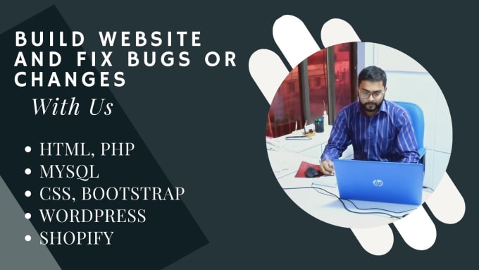 Create Beautiful Website Using Html Mysql Css And Bootstrap By Engrfarazjamal Fiverr