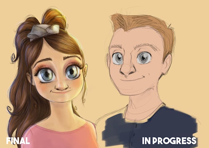 Make a portrait of anyone you want by Itaizavaccaro | Fiverr