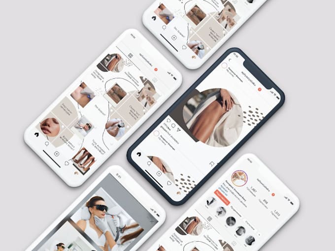 Do visual,feed for instagram page by Moonsun922 | Fiverr