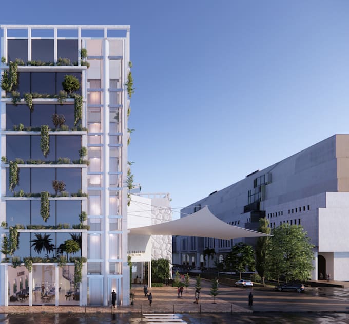 Create realistic architectural renderings by Latelieroffice | Fiverr