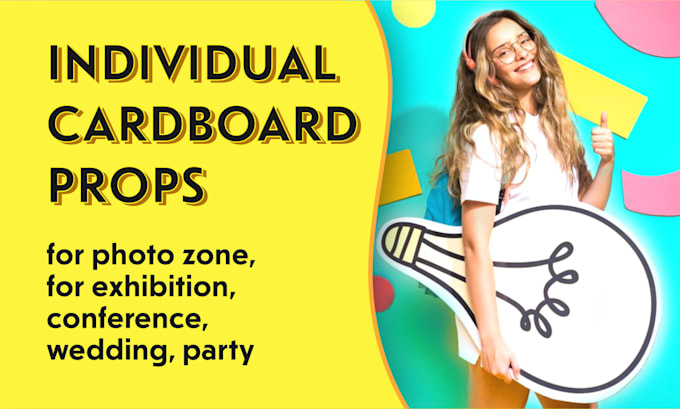 Design individual props for a photo zone by Corallbox | Fiverr