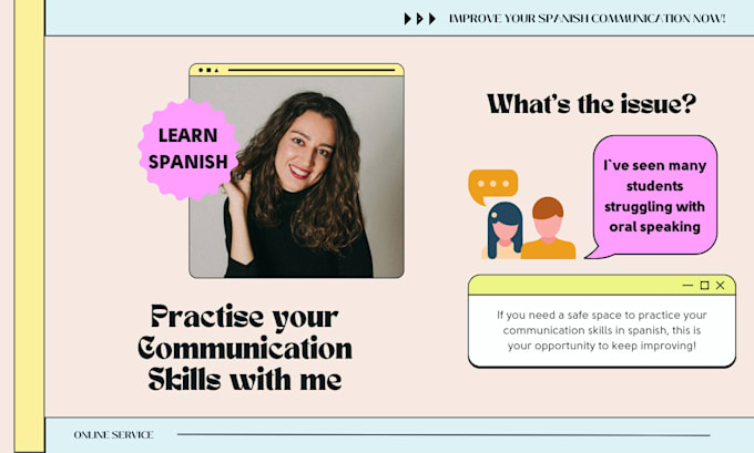 Help you improve your communication skills in spanish by Thisismarta ...