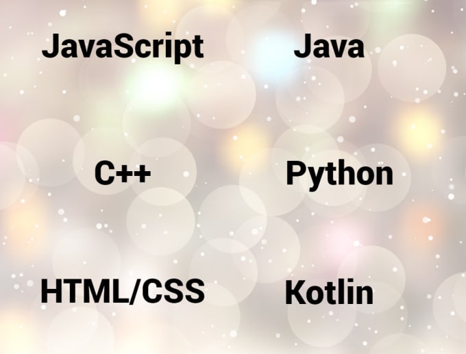 Code And Explain Java Javascript Cpp Python Kotlin And Sql Based Projects By Iyalladinney Fiverr
