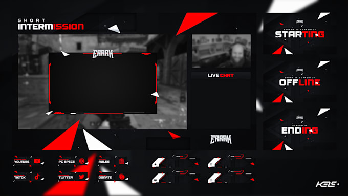 Create a custom stream package for youtube or twitch by Madebykelsey ...