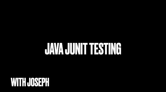 Write junit tests for your java classes by Josephhaberberg | Fiverr