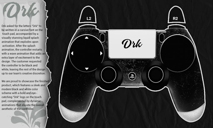 Design and animate you a custom controller overlay by Gc8designs | Fiverr