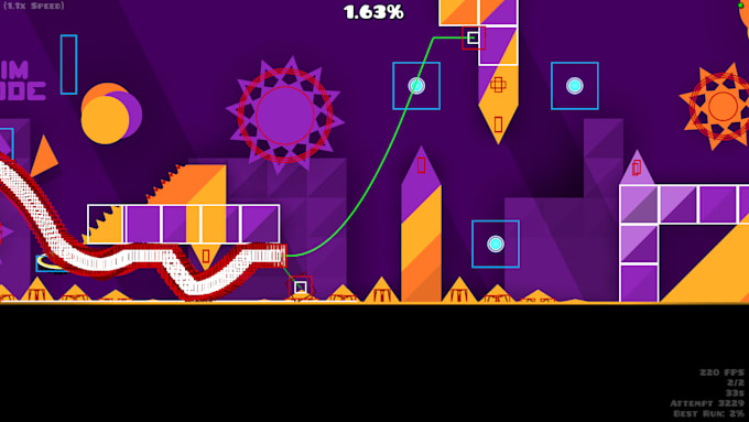 Make a geometry dash level showcase video by Zdiversify | Fiverr