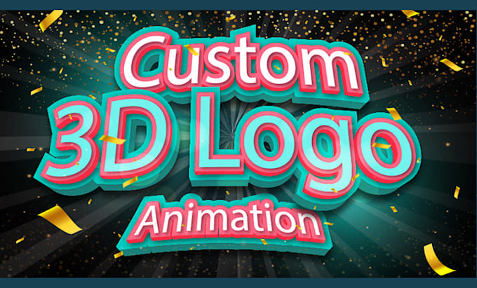Custom 3d logo animation in 06 hours by Surujrony | Fiverr