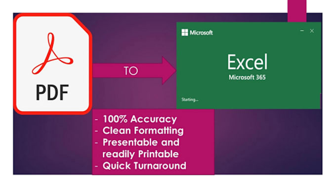 Convert pdf to excel by Akash1791 | Fiverr