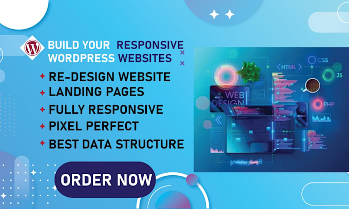 Build your responsive wordpress websites or wordpress design by Momina ...