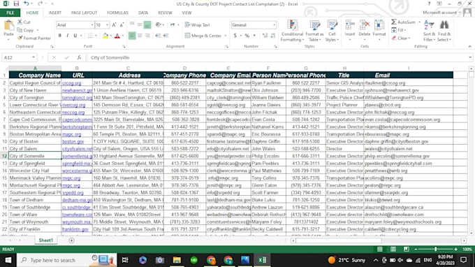 Find business leads list from indeed, linkedin recruiter, sales ...