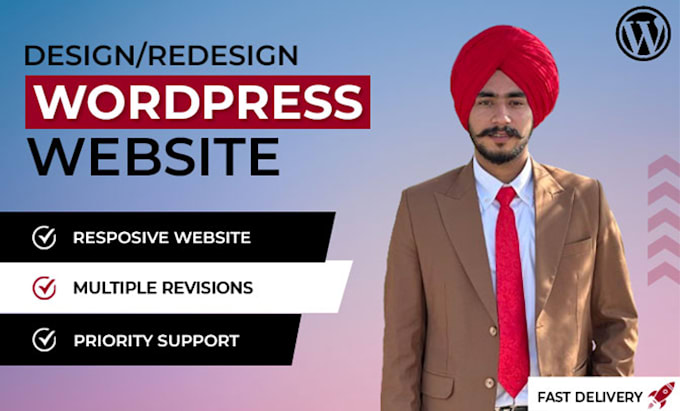 Design develop eye catchy wordpress website by Sumitwebdesign | Fiverr