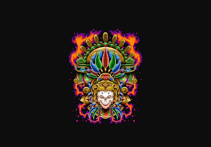 Create custom psychedelic trippy artwork logo design by Henrycavil1 ...