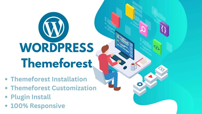 Do themeforest wordpress theme installation, custamization in 24hours by Zaidiali110 | Fiverr