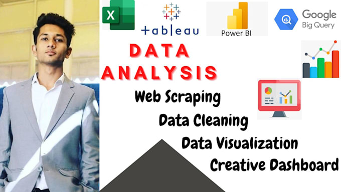 Do data analysis using excel, spreadsheets and tableau