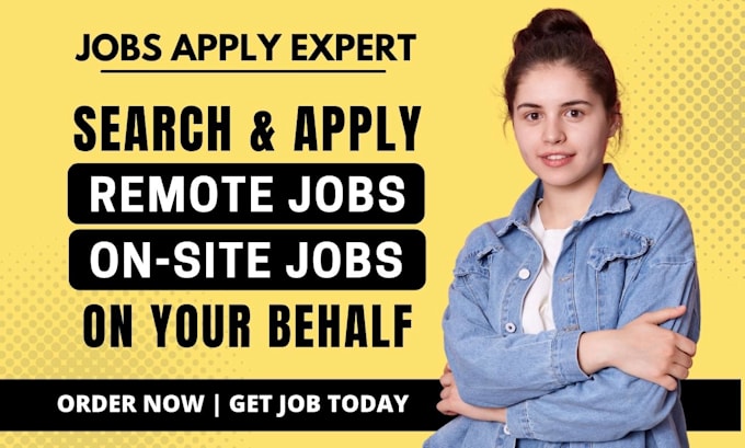 Search and apply for remote job application assistant for hybrid, onsite jobs by Agency_one | Fiverr