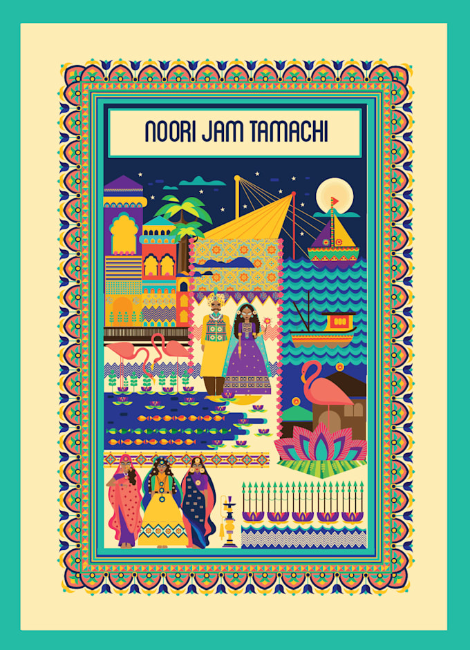 Design 2d unique flat vector illustration by Kunzulfaizan | Fiverr