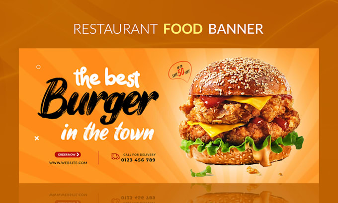Design eye catching restaurant or food banner by Blastdesigner24 | Fiverr