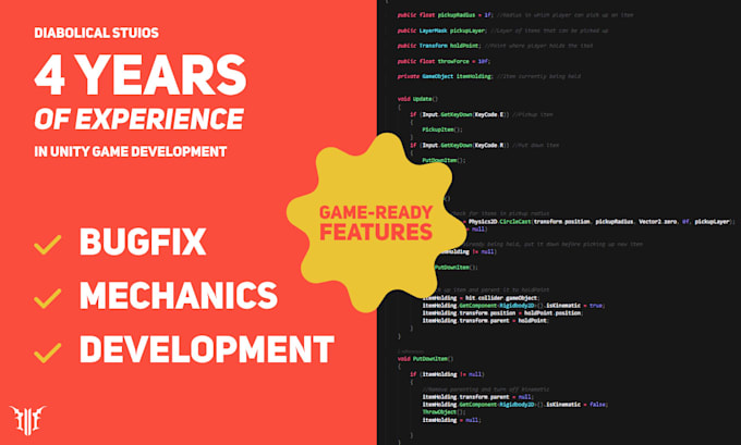Be your unity game developer by Diabolical_ | Fiverr