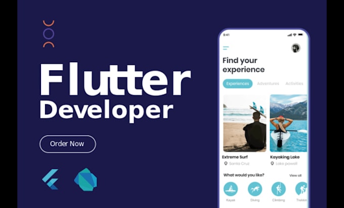 Do flutter app development, figma to flutter mobile app, flutter developer by Smith_flutter | Fiverr