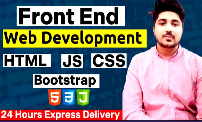 Do front end web development with using html and css for you by Ahsan4624 | Fiverr