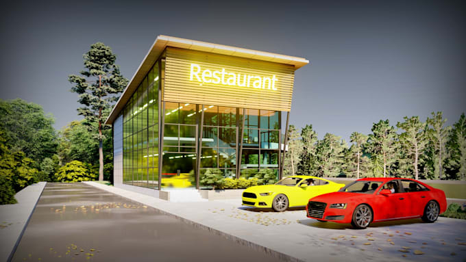 Create 3d model and render images architectural project by Luiza_souza012 | Fiverr