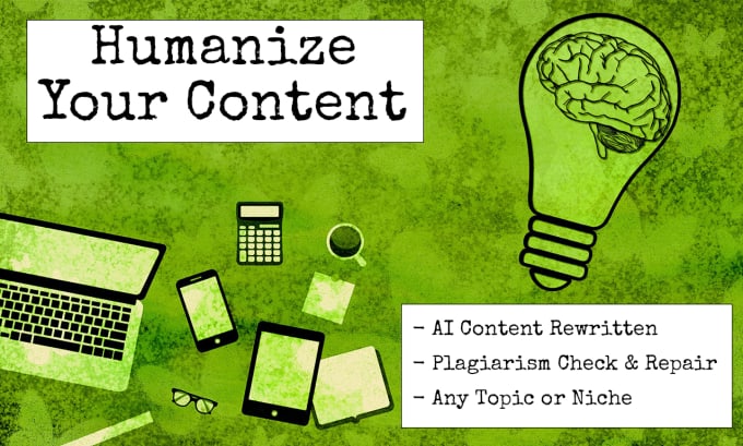 Humanize your ai generated content to increase seo by Blackwire1 | Fiverr