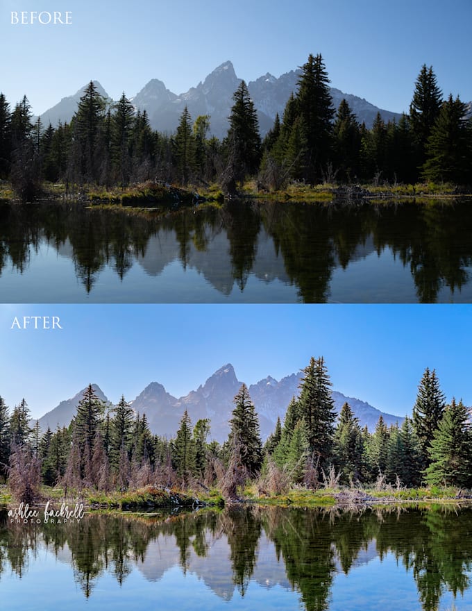 Edit and retouch your landscape photos by Ashleefackrell | Fiverr