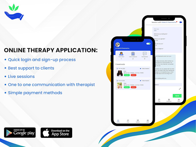 Build an online therapy mobile application by Ishim_deorwine | Fiverr