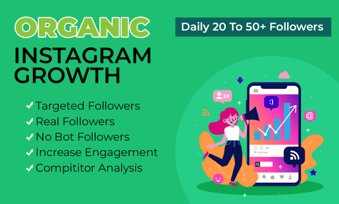 Do Super Fast Instagram Organic Growth By Mohtareem Fiverr