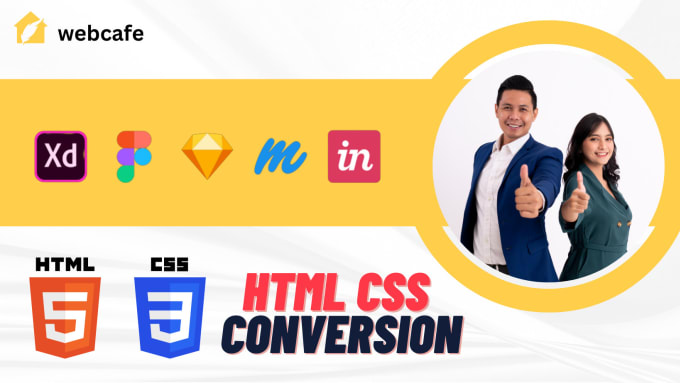 Convert Psd Xd Figma Design To Responsive Website In Html Css Within 24 Hours By Webcafe1 Fiverr