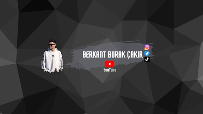 Make very good youtube banner and channel photo by Bburak61 | Fiverr