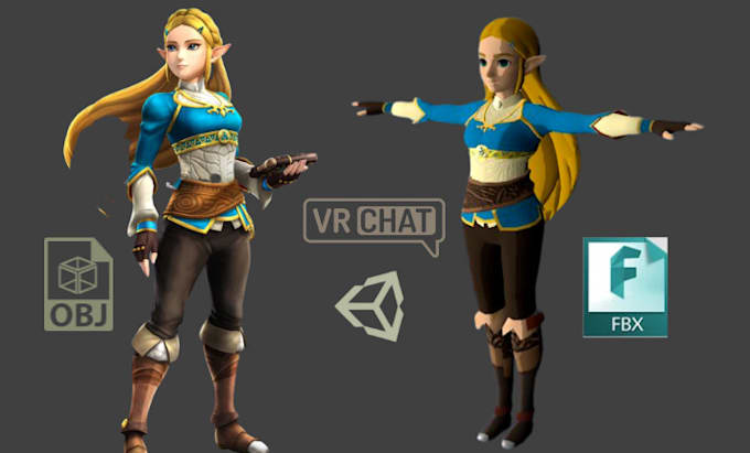Create or edit vrchat avatar furry avatar 3d model custom vrchat avatar ...