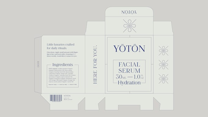 Design minimal packaging, box or label by Theasneider | Fiverr