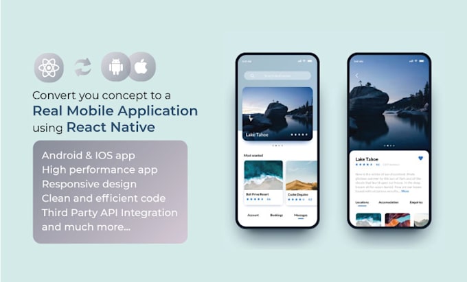 Create custom and high quality hybrid app using react native by Ub ...