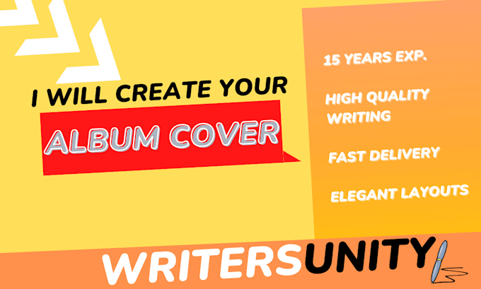Create and edit your album cover design by Writersunity | Fiverr