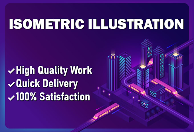 Create amazing isometric vector illustration of anything by Asad_jawed ...
