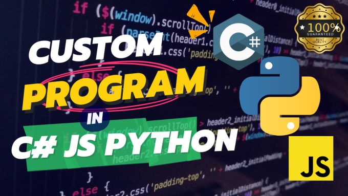 Code in python, javascript, c sharp by Empolse | Fiverr