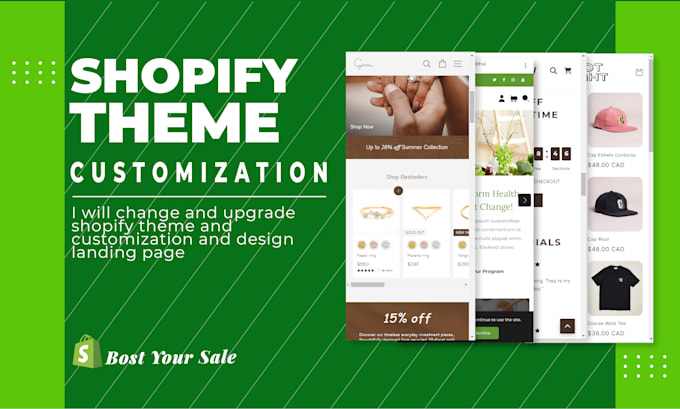 Change and upgrade shopify theme and customization shopify store by Asad_arvin | Fiverr
